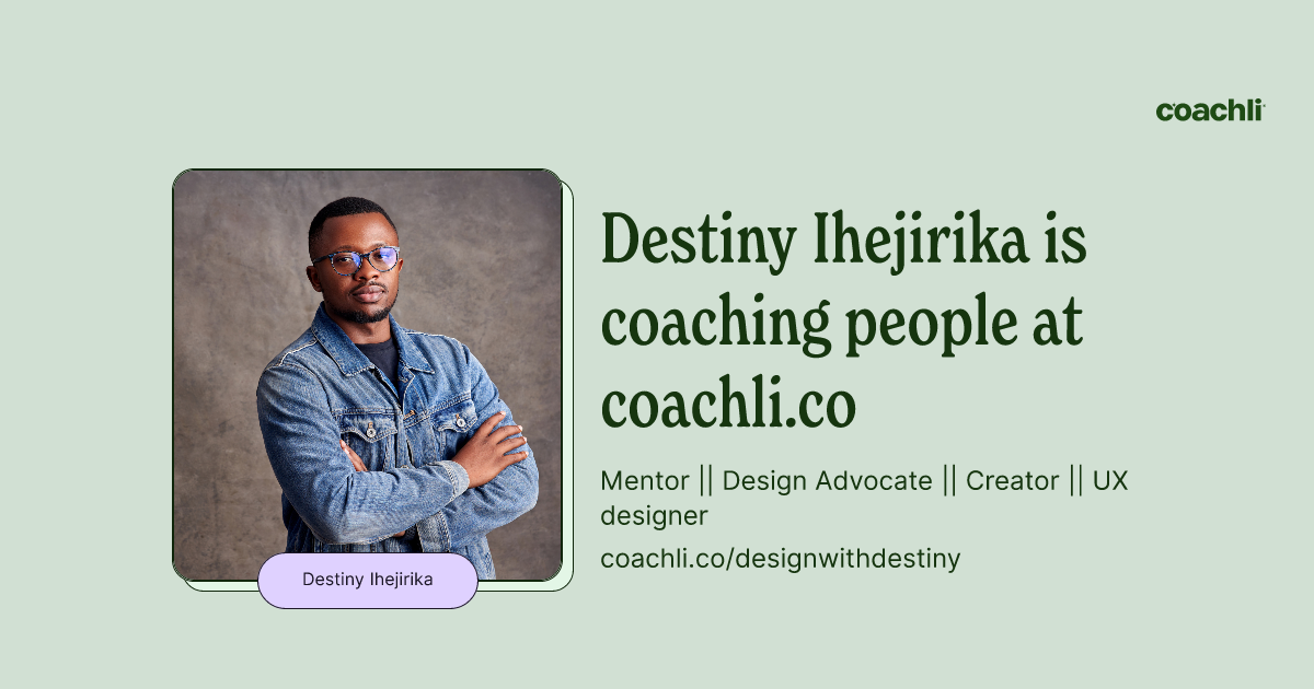 Coachli: Destiny Ihejirika Coachli: Destiny Ihejirika